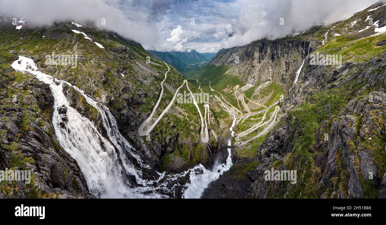The famous Trollstigen, Norway Stock Photo - Alamy