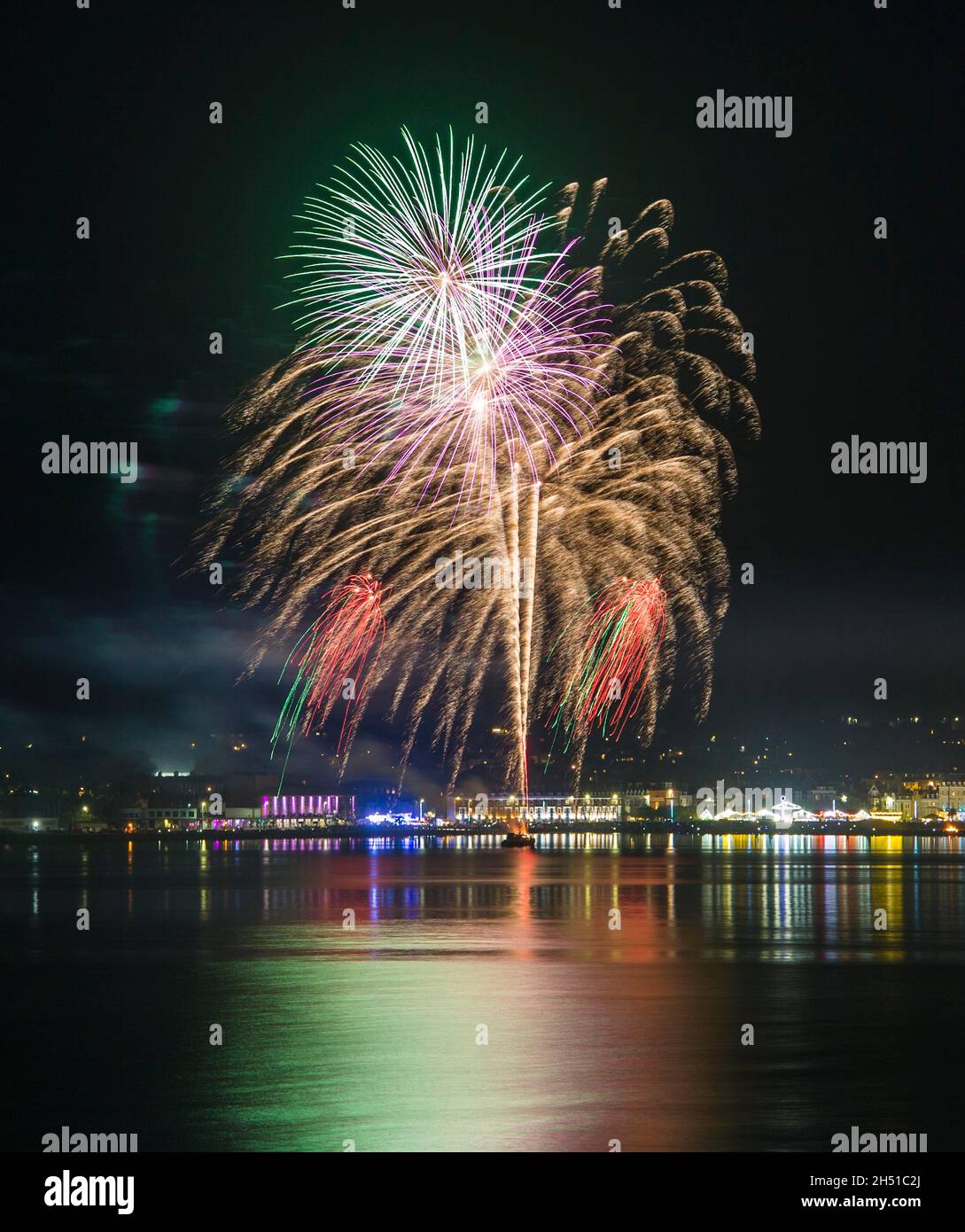 Weymouth fireworks hi-res stock photography and images - Alamy