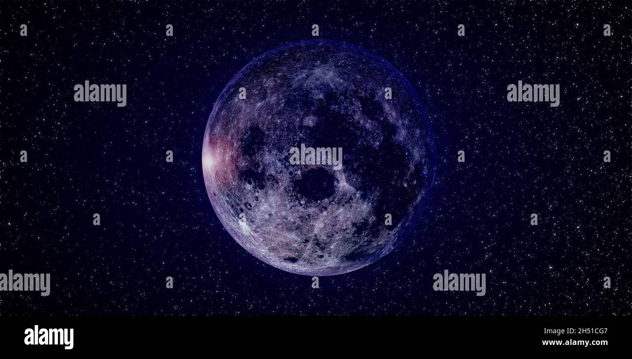 View from space to planet earth, galaxies, stars, cosmic panorama of ...