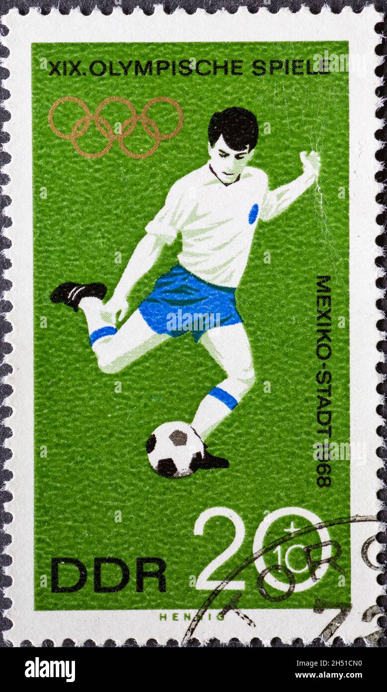 GERMANY, DDR - CIRCA 1968: a postage stamp from Germany, GDR showing ...