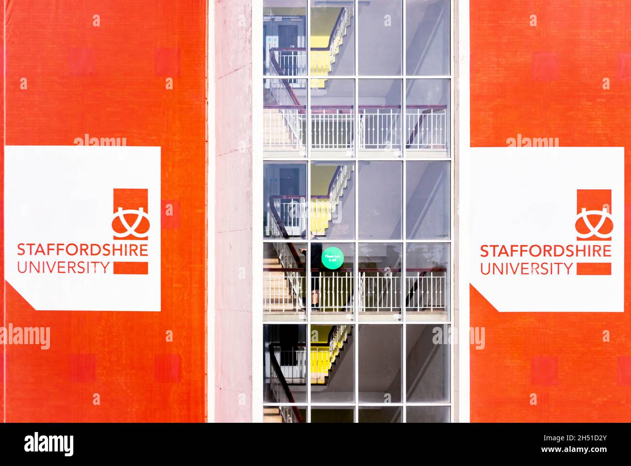 logo on Mellor building college road campus Staffordshire University ...