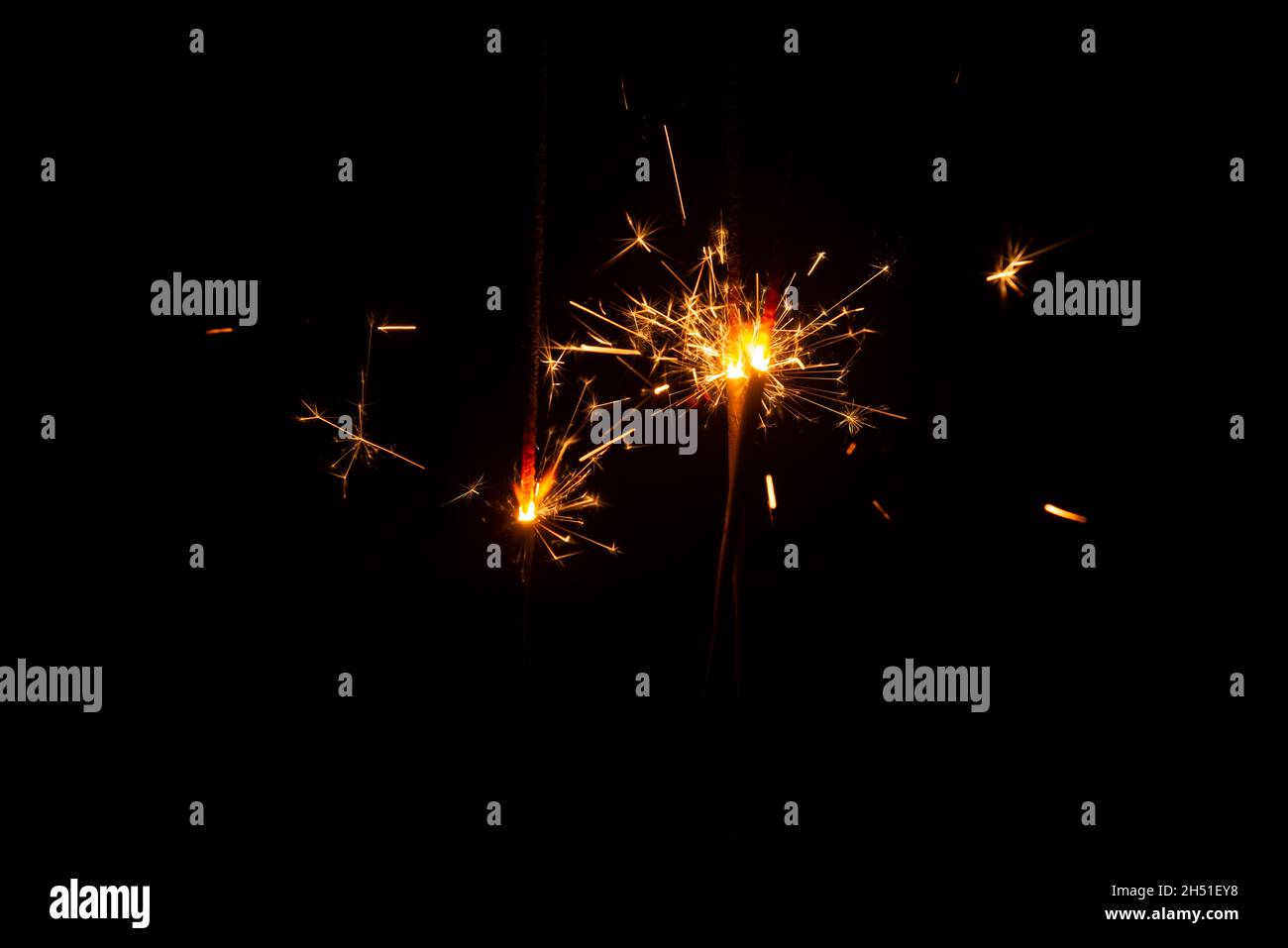 Miracle candle with a black background. Christmas concept Stock Photo ...