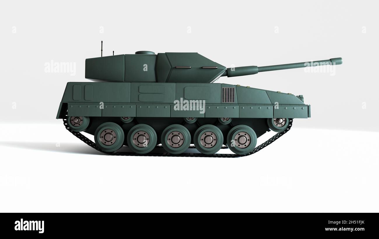 a modern tank (3d rendering Stock Photo - Alamy