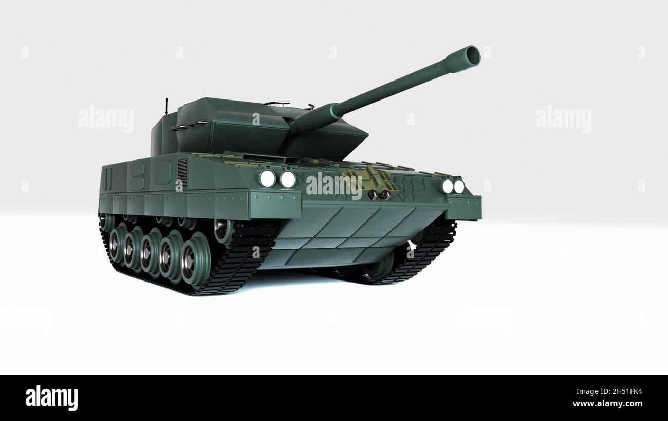 a modern tank (3d rendering Stock Photo - Alamy