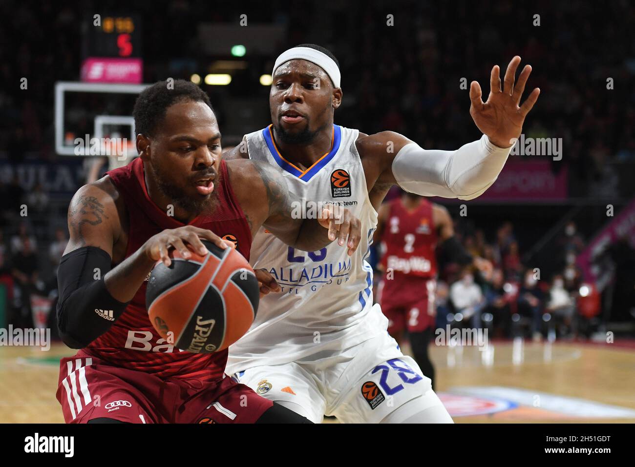 Munich, Germany. 05th Nov, 2021. Basketball: Euroleague, FC Bayern ...