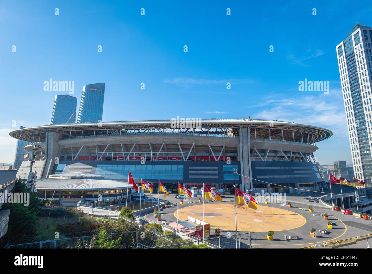 Istanbul, Turkey - November 2021: Nef Stadium, formally known as Türk ...