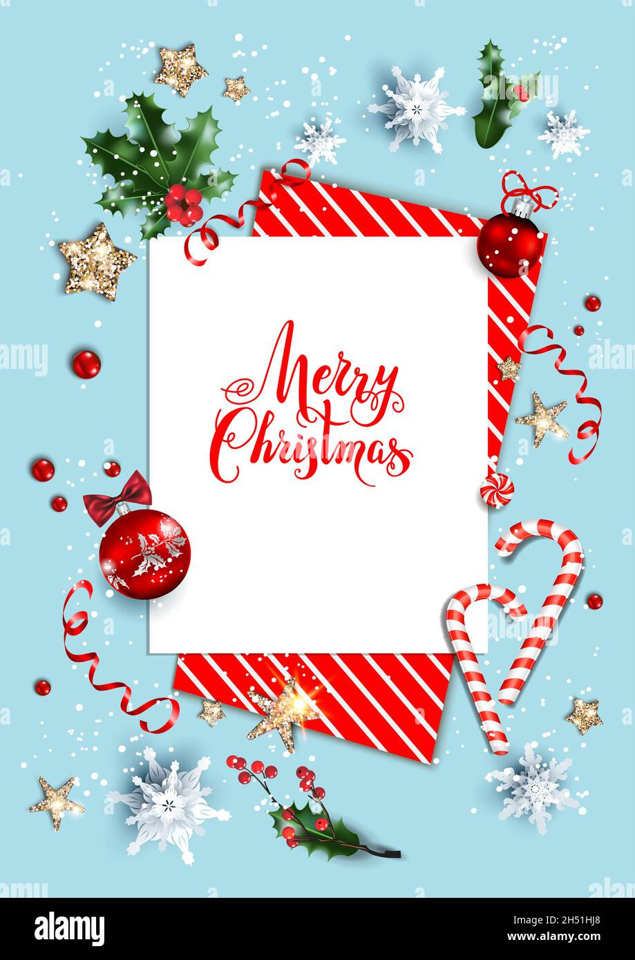 Christmas festive template Stock Vector Image & Art - Alamy