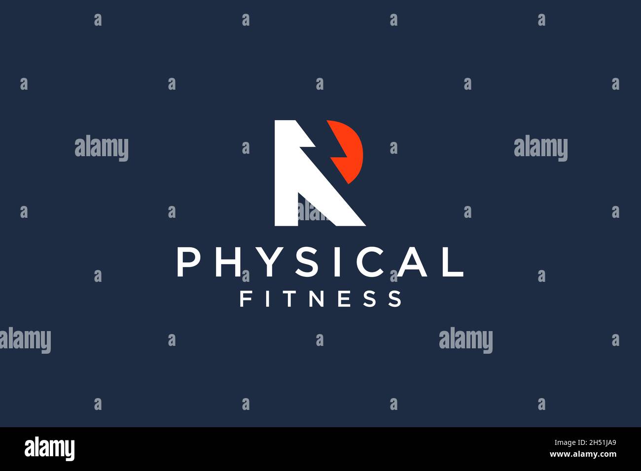 letter R for fitness logo vector icon design and Barbell Fitness Gym ...