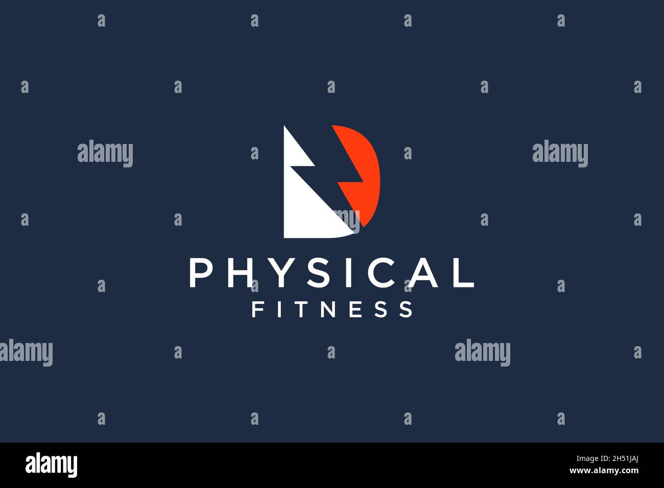 letter D for fitness logo vector icon design and Barbell Fitness Gym ...
