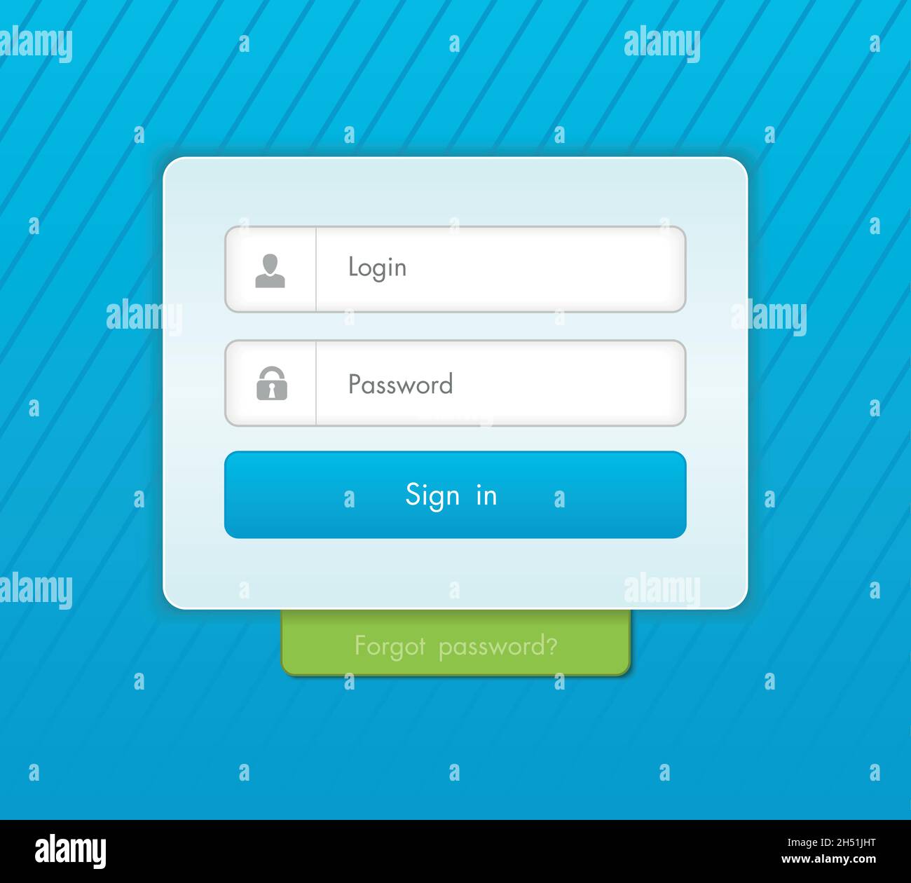 Banking login page Stock Vector Images - Alamy