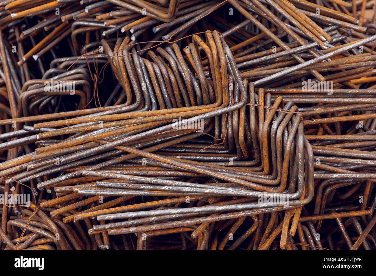 Reinforcement steel rod. Steel rebar for reinforcement concrete at ...