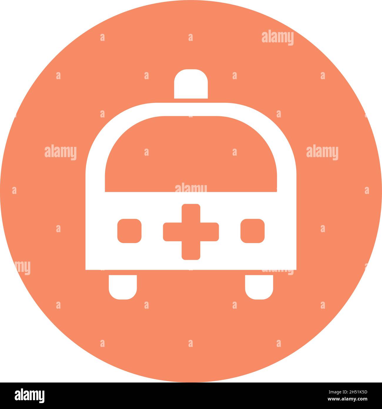Ambulance flat icon vector. Medical vector, eps 10 Stock Vector Image ...