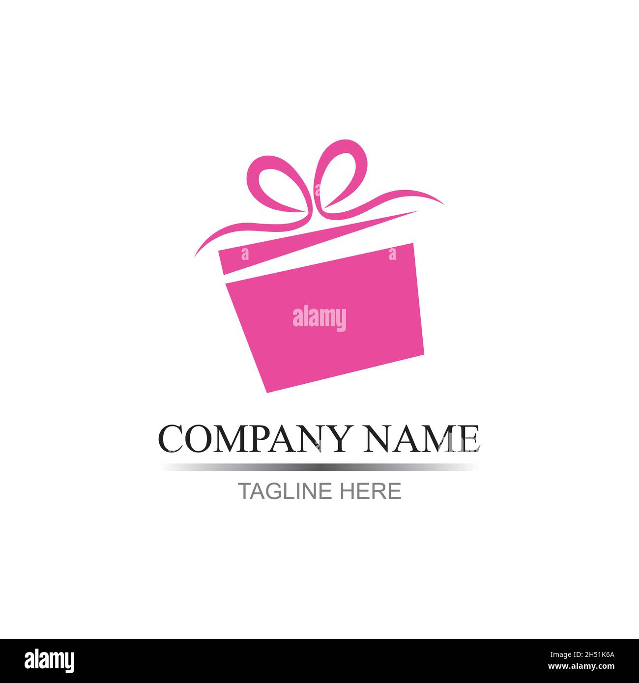 Gift Logo Simbol Desain Template Vektor Stock Vector Image & Art - Alamy