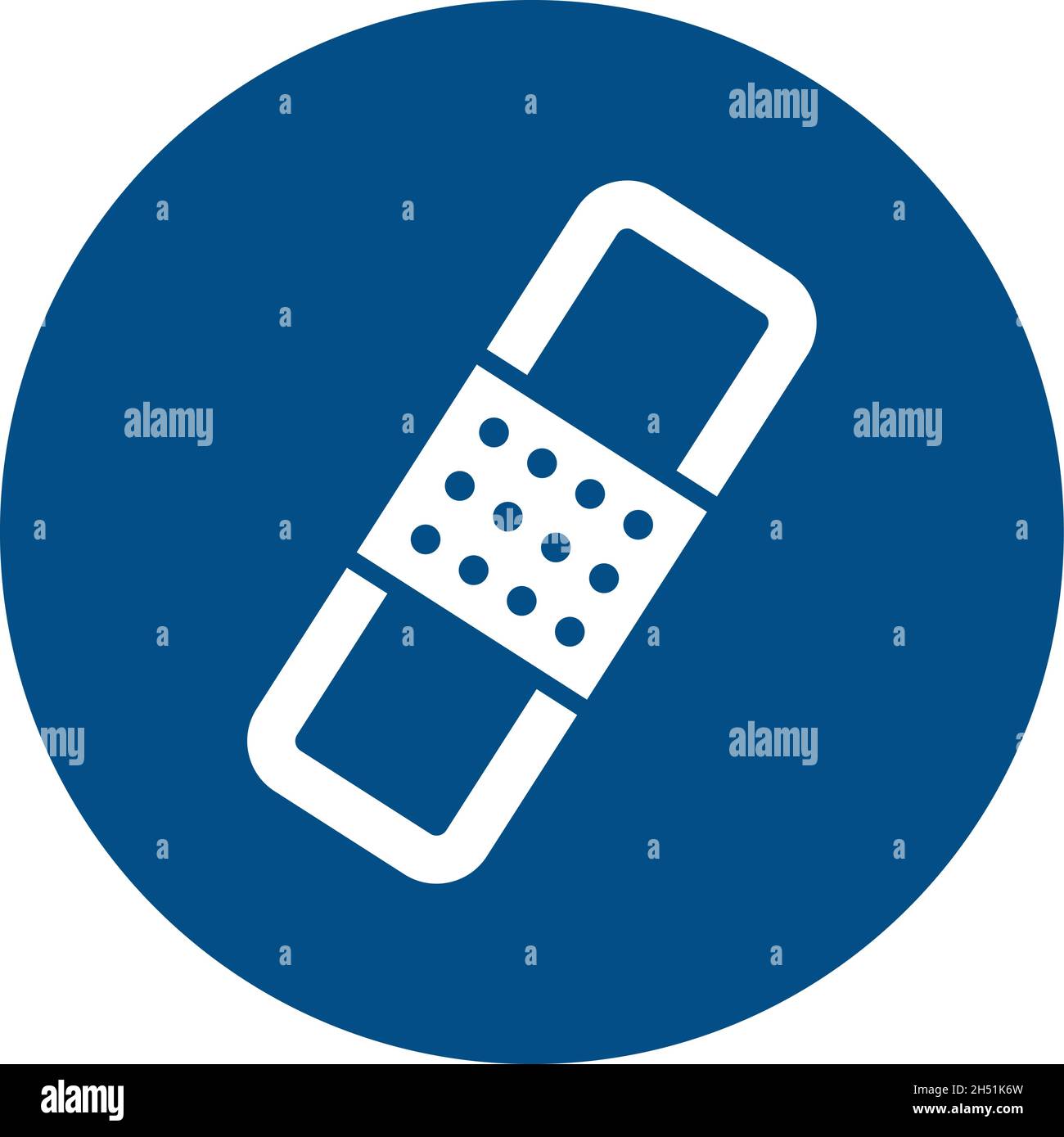 Band aid flat icon. Plaster sign. Bandage symbol, eps 10 Stock Vector ...