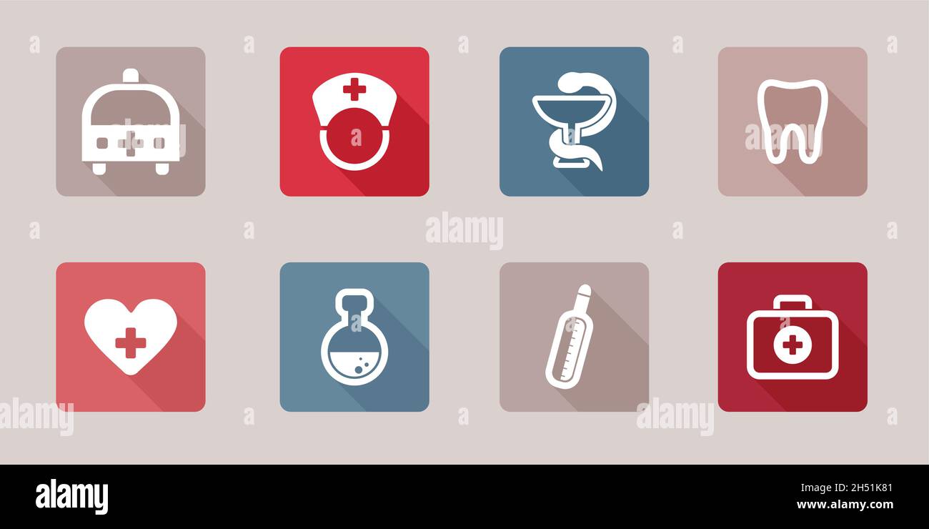Web Icons - Medical vector set eps 10 Stock Vector Image & Art - Alamy
