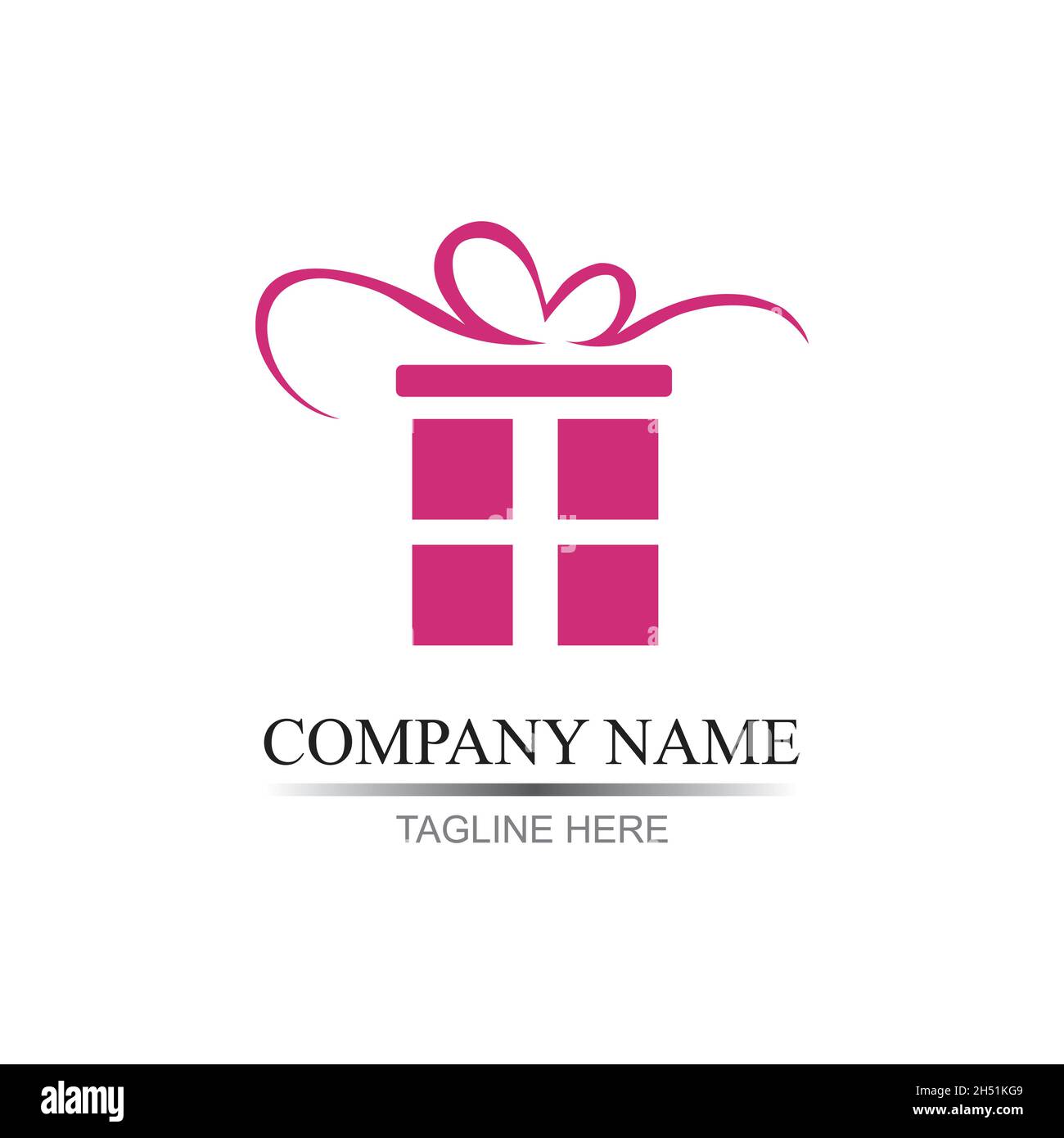 Gift Logo Simbol Desain Template Vektor Stock Vector Image & Art - Alamy
