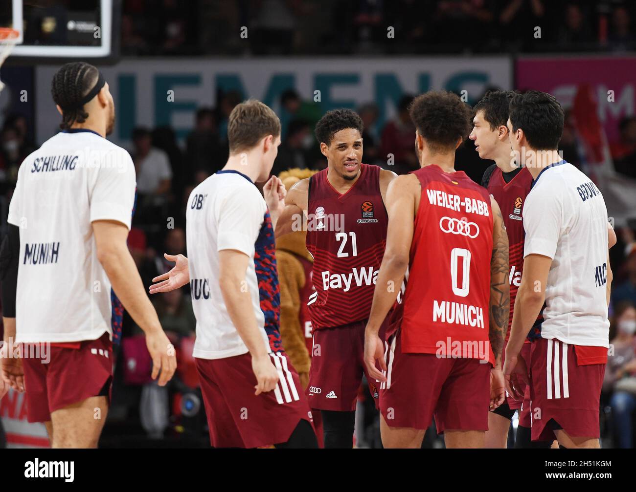 Munich, Germany. 05th Nov, 2021. Basketball: Euroleague, FC Bayern ...