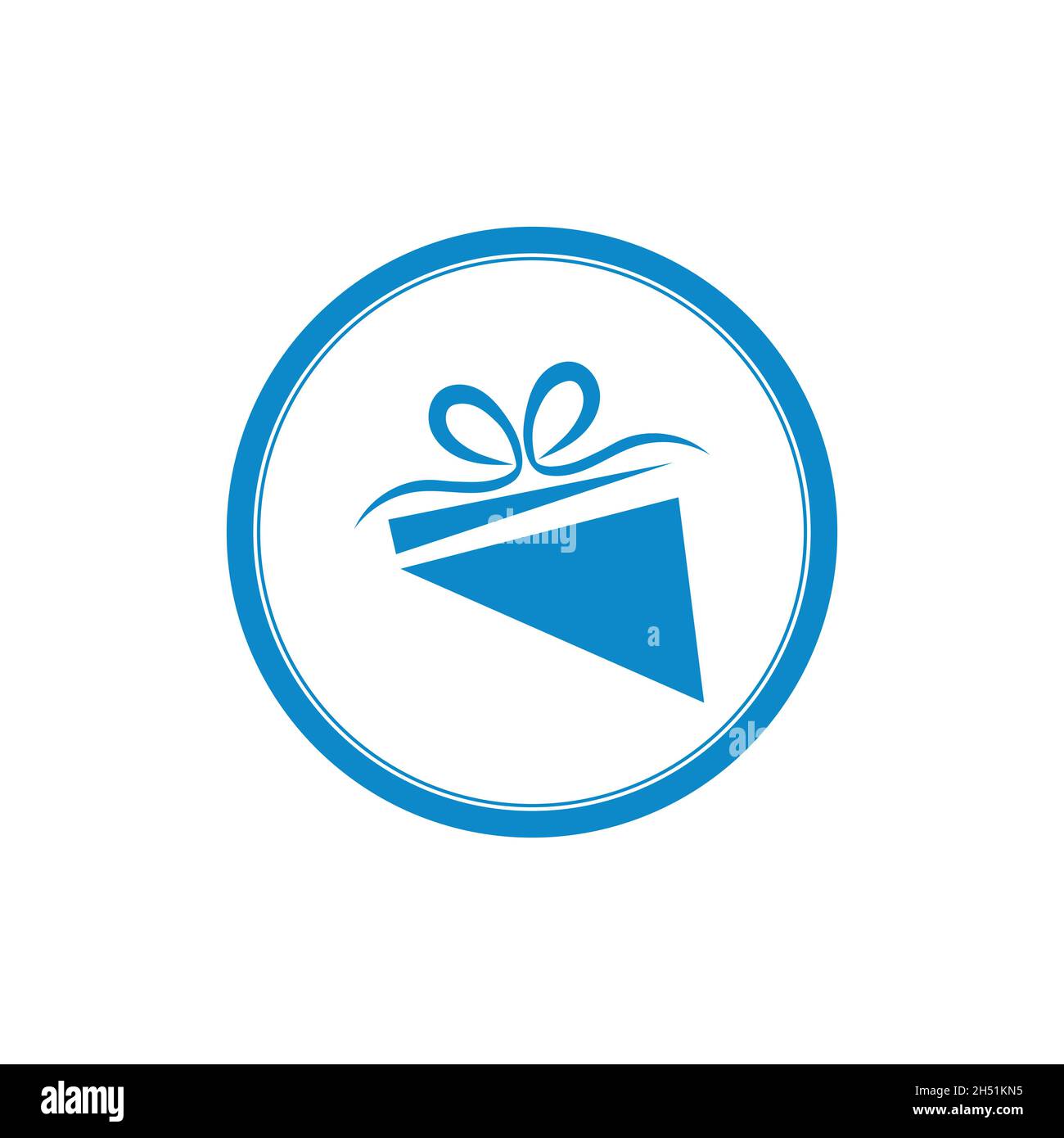 simple Gift Logo Simbol Desain Template Vektor Stock Vector Image & Art ...