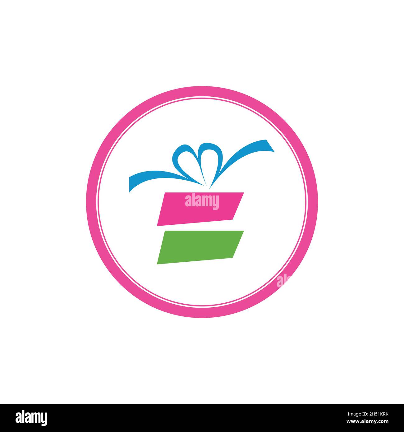 simple Gift Logo Simbol Desain Template Vektor Stock Vector Image & Art ...