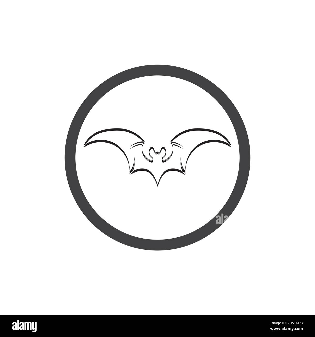 bat vector icon logo template illustration design - vector Stock Vector ...