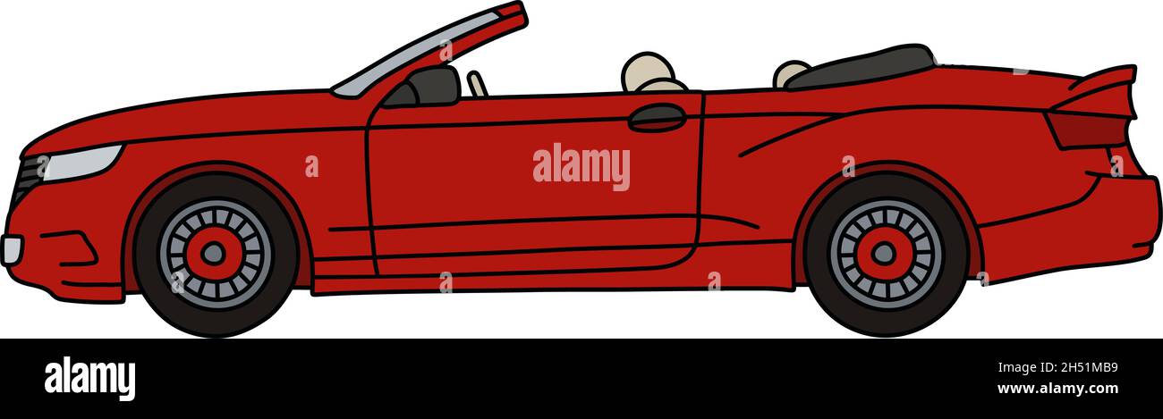 Cream sedan Stock Vector Images - Alamy