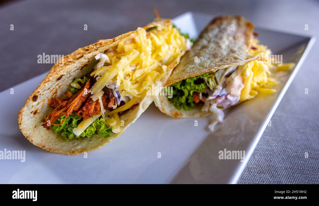 Western international food as served in SE Asia Stock Photo - Alamy
