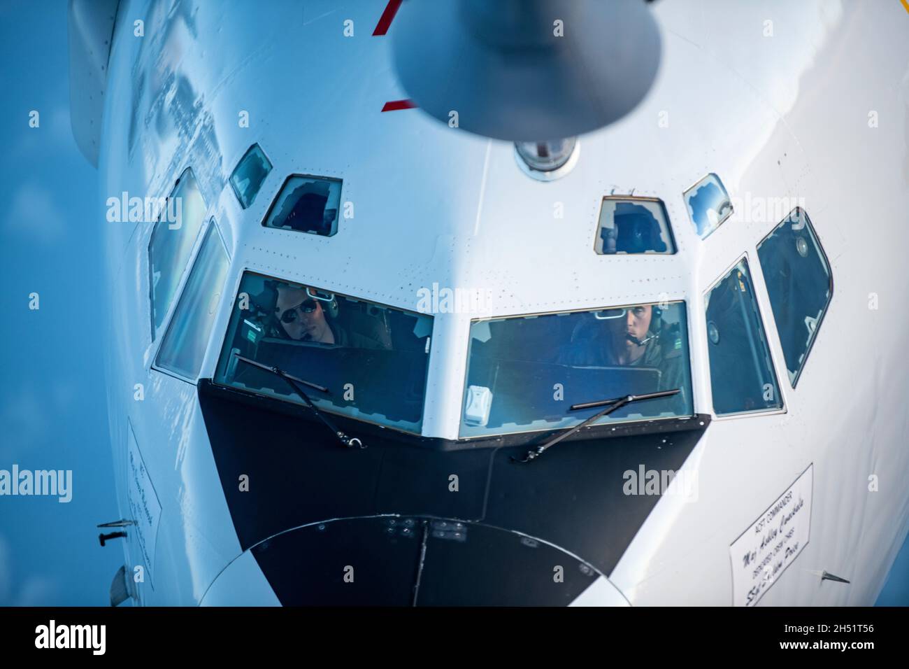 An E-3 Sentry aircraft assigned to the 961st Airborne Air Control ...
