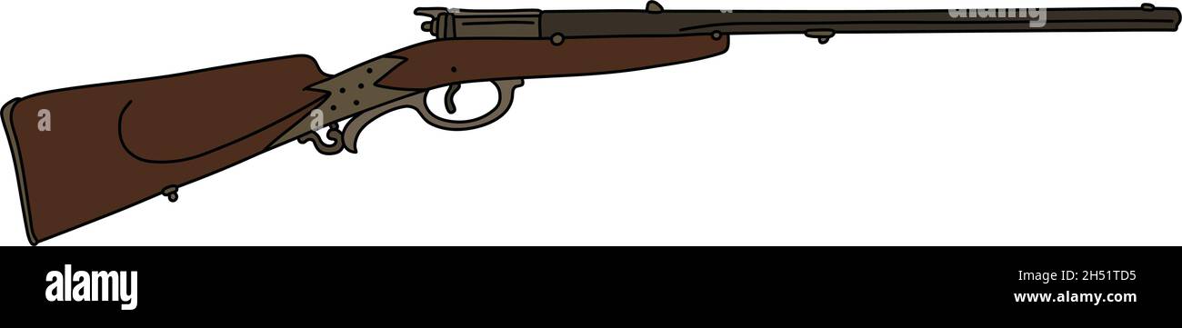 Hunting Rifle Drawing