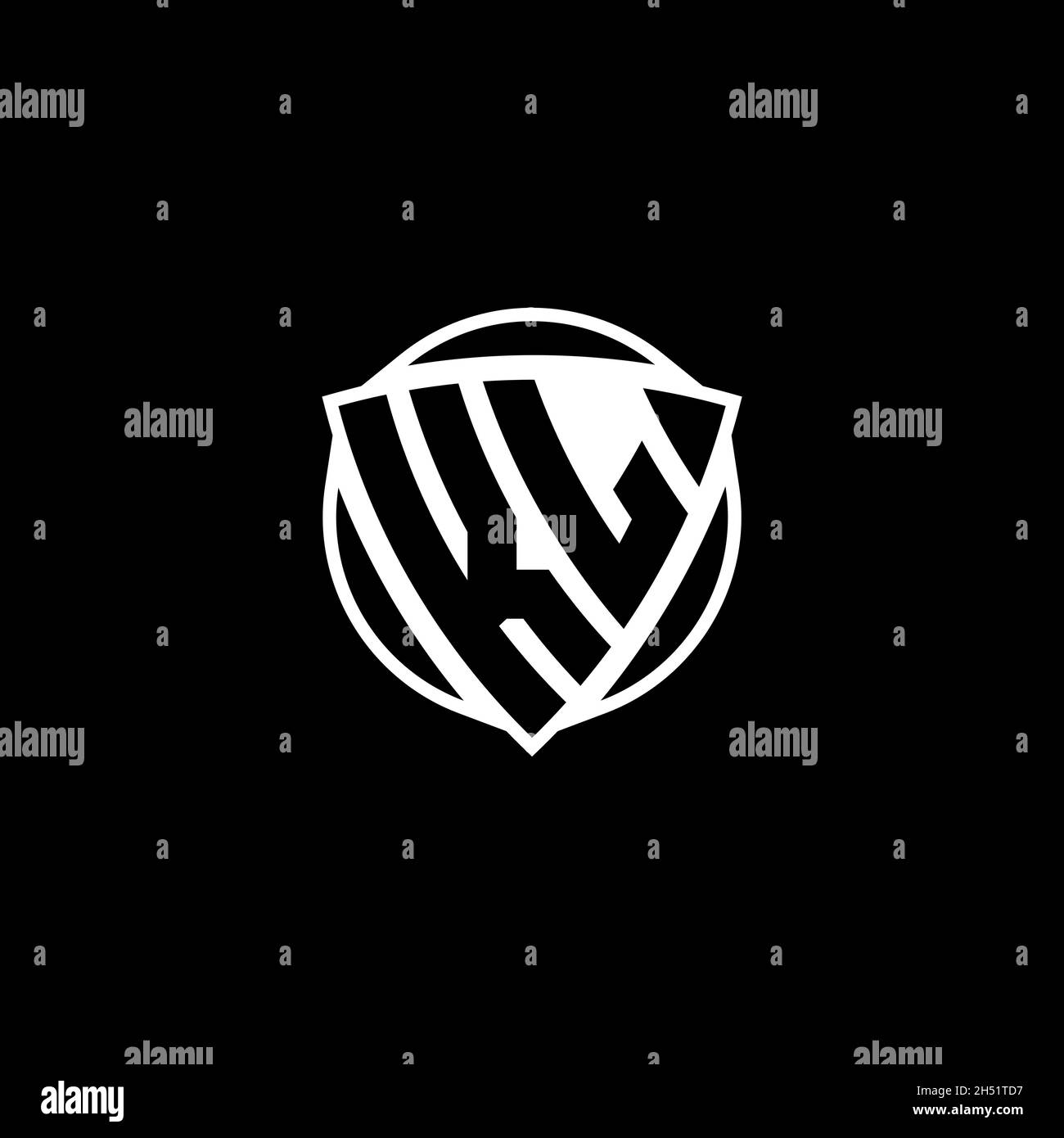 Initial letter kl Cut Out Stock Images & Pictures - Alamy