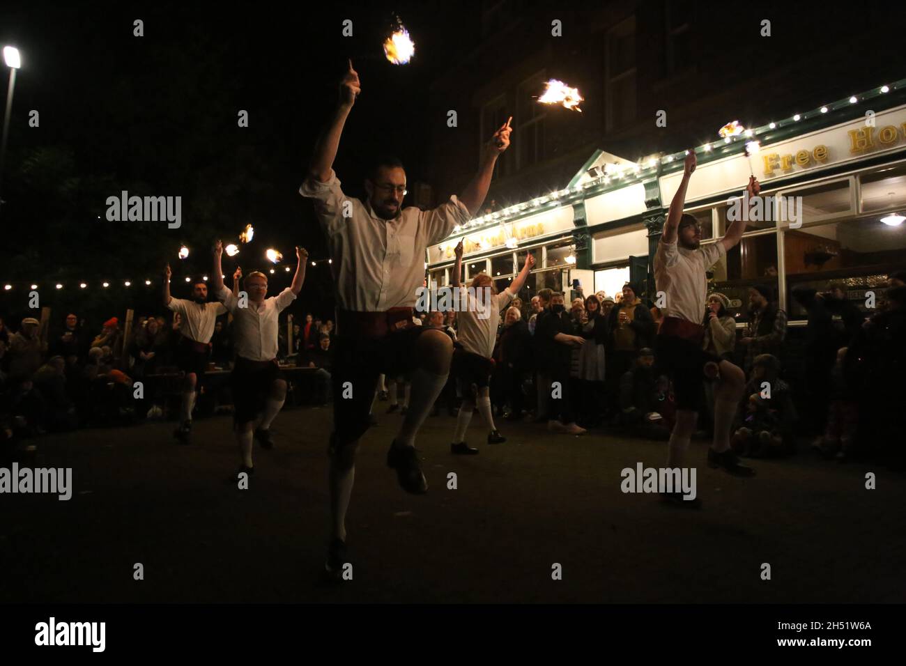 Newcastle upon Tyne, UK, 5th November 2021, Kingsman fire dance, a ...