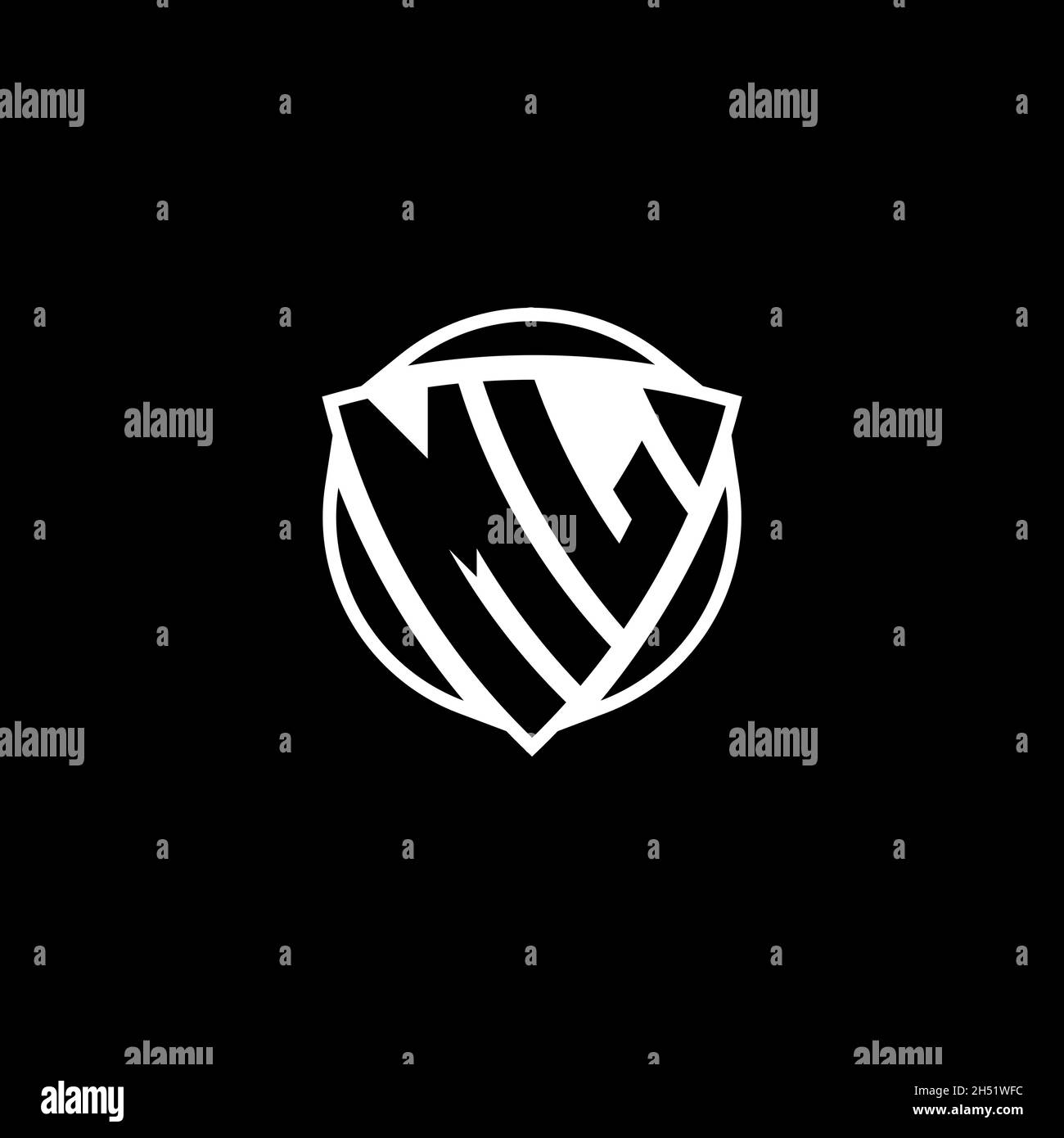 Ml letter Cut Out Stock Images & Pictures - Alamy