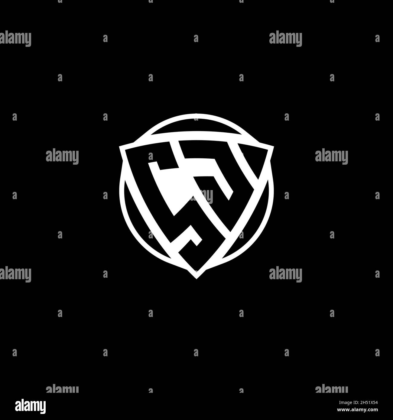 J s shield logos Stock Vector Images - Alamy