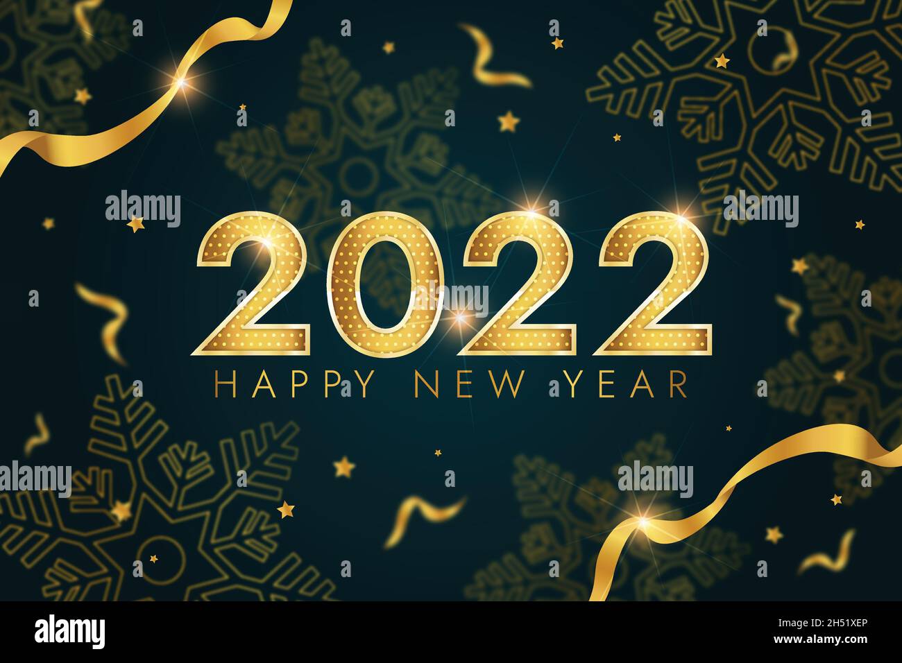 golden new year 2022 background Stock Vector Image & Art - Alamy