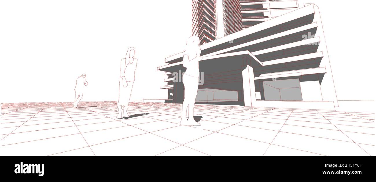 Banner background, Modern urban architecture abstract background design ...