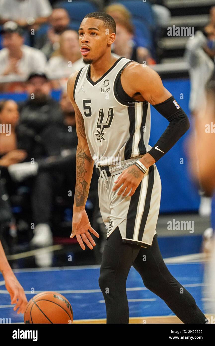 Orlando, Florida, USA, November 5, 2021, San Antonio Spurs Guard ...