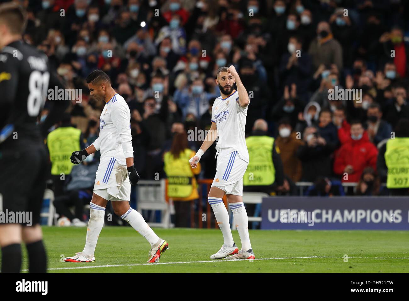 Madrid, Spain. 3rd Nov, 2021. Karim Benzema (Real) Football/Soccer ...