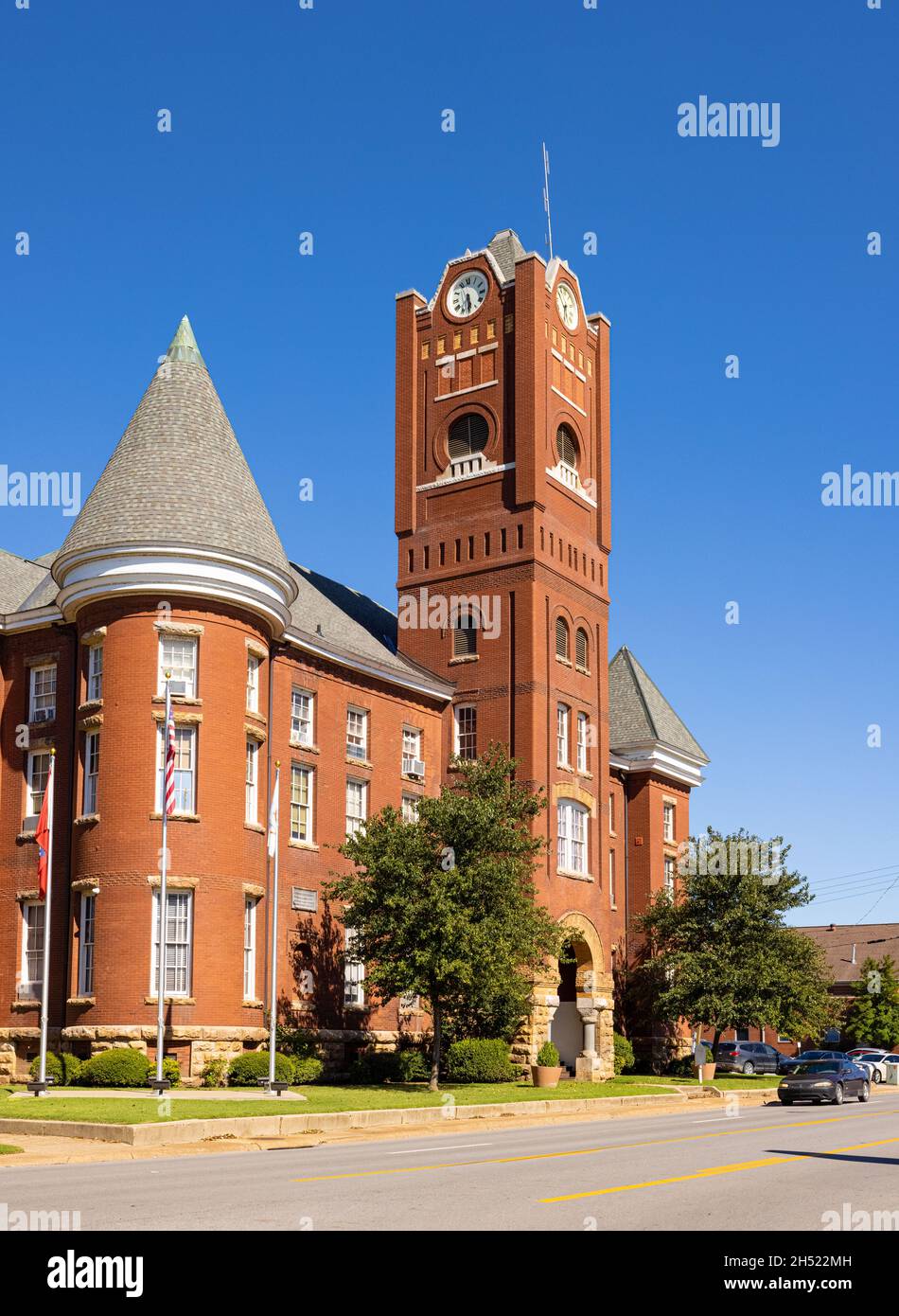 Newport, Arkansas, USA - October 18, 2021: The Historic Jackson County ...