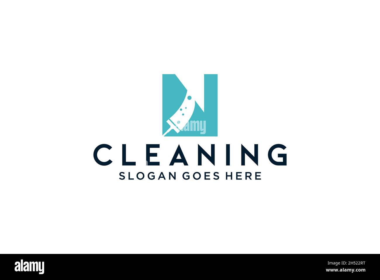 N for cleaning clean service Maintenance for car detailing, homes logo ...