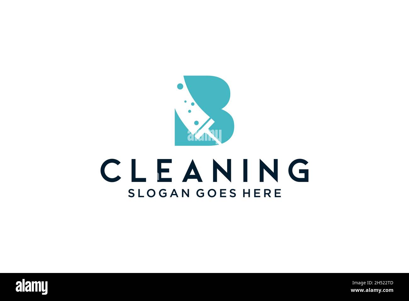 B for cleaning clean service Maintenance for car detailing, homes logo ...