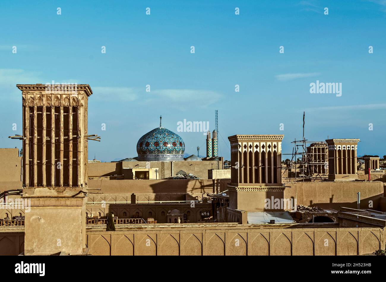 Badgir or the wind towers old city hi-res stock photography and images ...