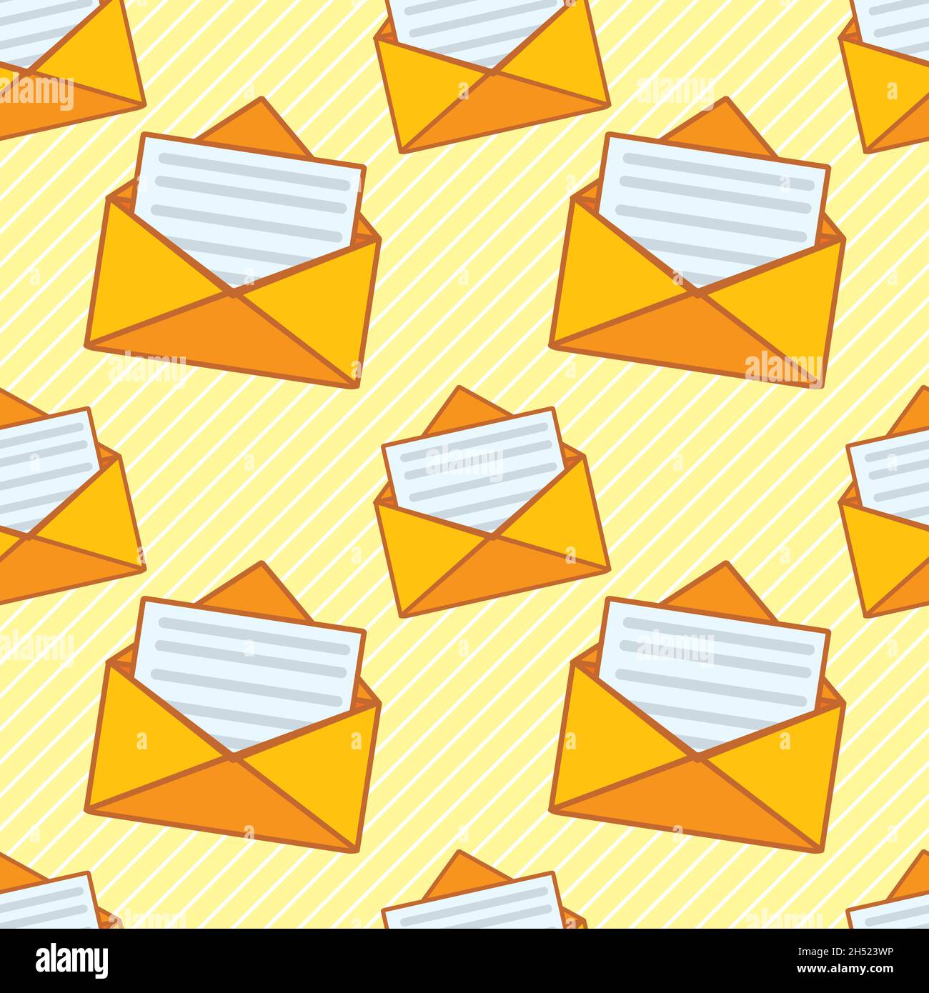 email envelope seamless pattern vector illustration Stock Vector Image ...