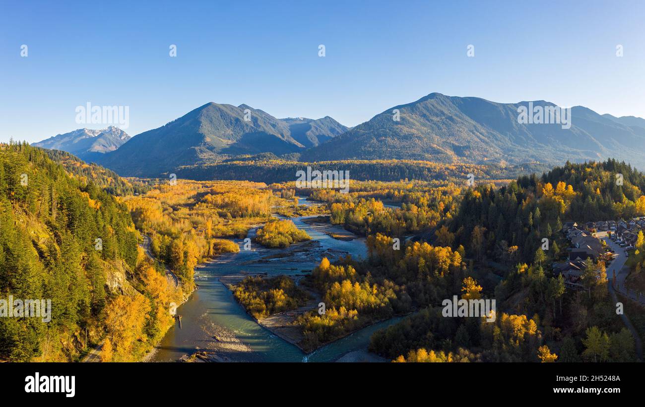 The Chilliwack River is joined the Sweltzer River at Vedder Crossing ...