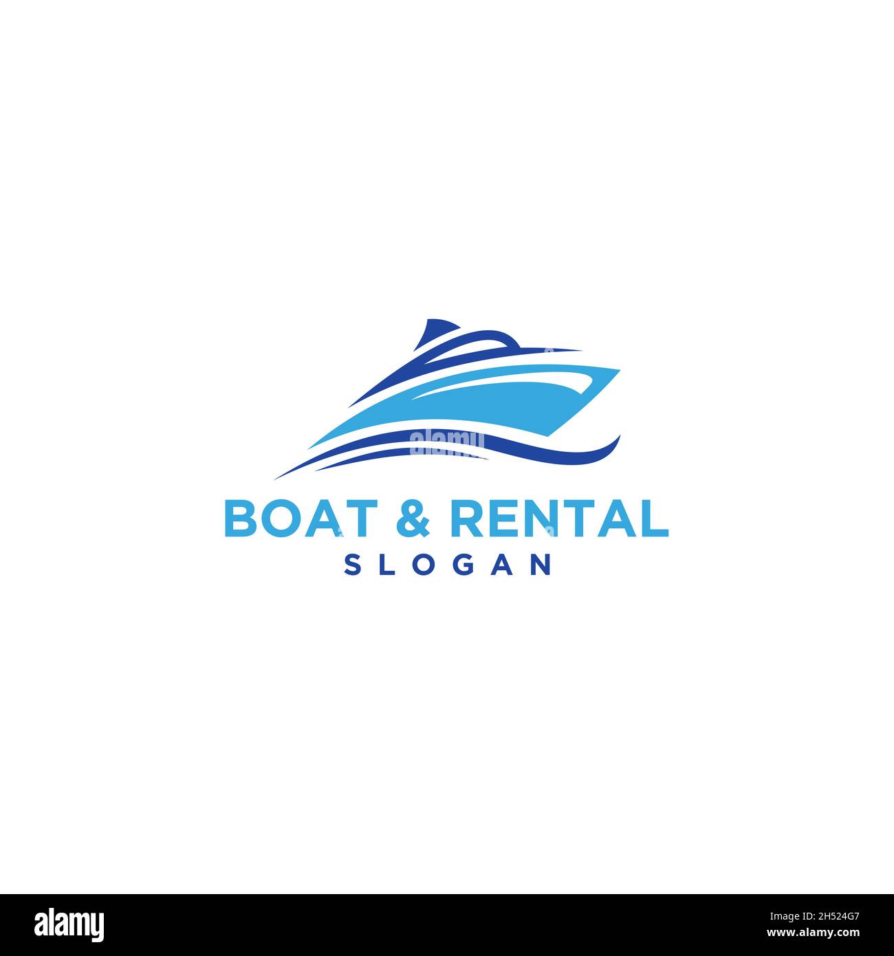Boat Logo Design Template Vector Graphic Branding Stock Vector Image ...