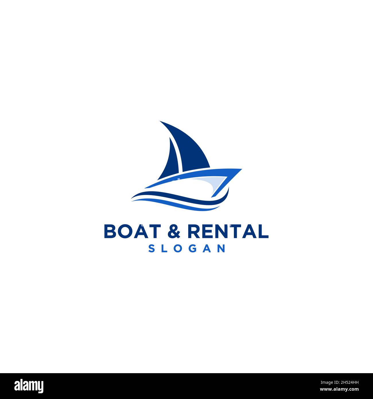 Boat Logo Design Template Vector Graphic Branding Stock Vector Image ...