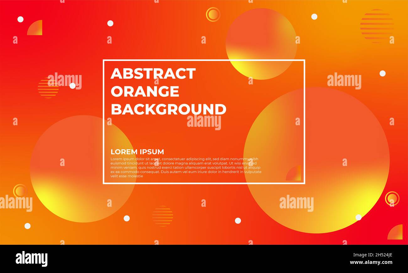 abstract orange gradient geometric background design Stock Photo - Alamy