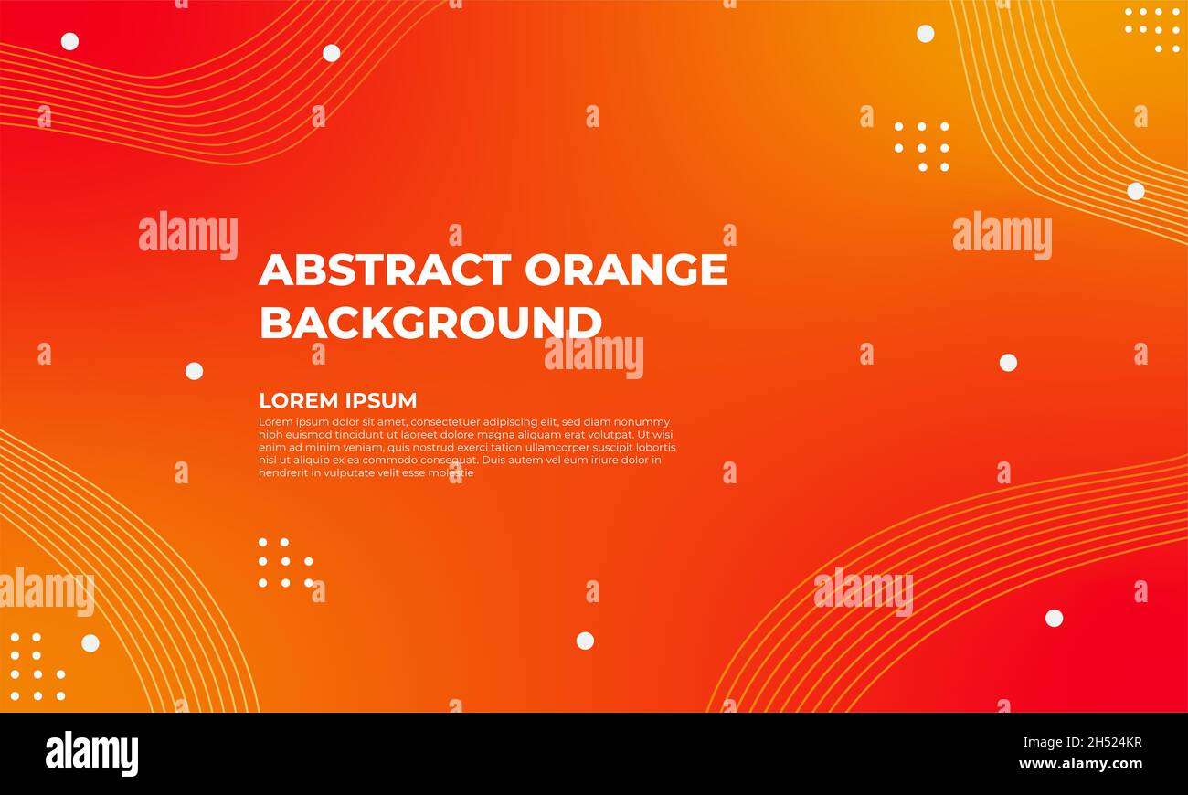 abstract orange gradient geometric background design Stock Photo - Alamy
