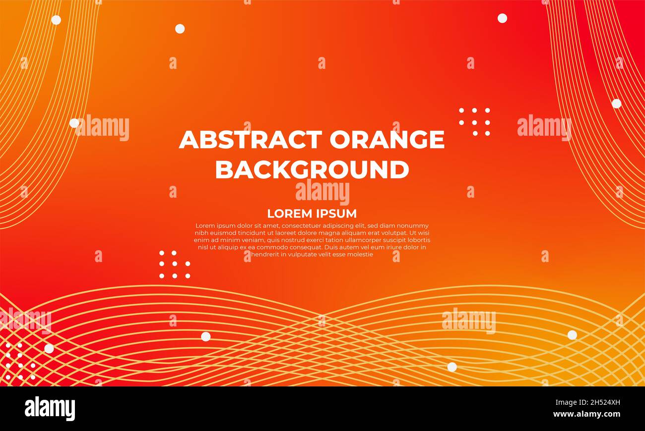 abstract orange gradient geometric background design Stock Photo - Alamy