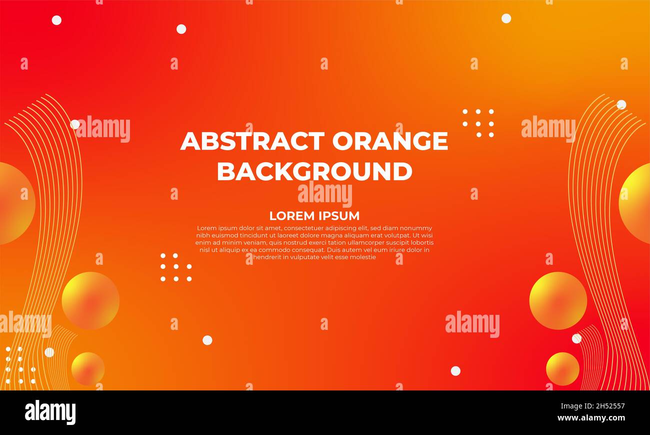 abstract orange gradient geometric background design Stock Photo - Alamy