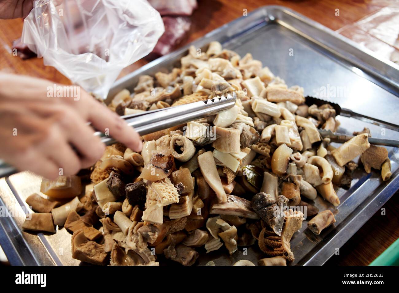 Boiled braised beef meat hi-res stock photography and images - Alamy