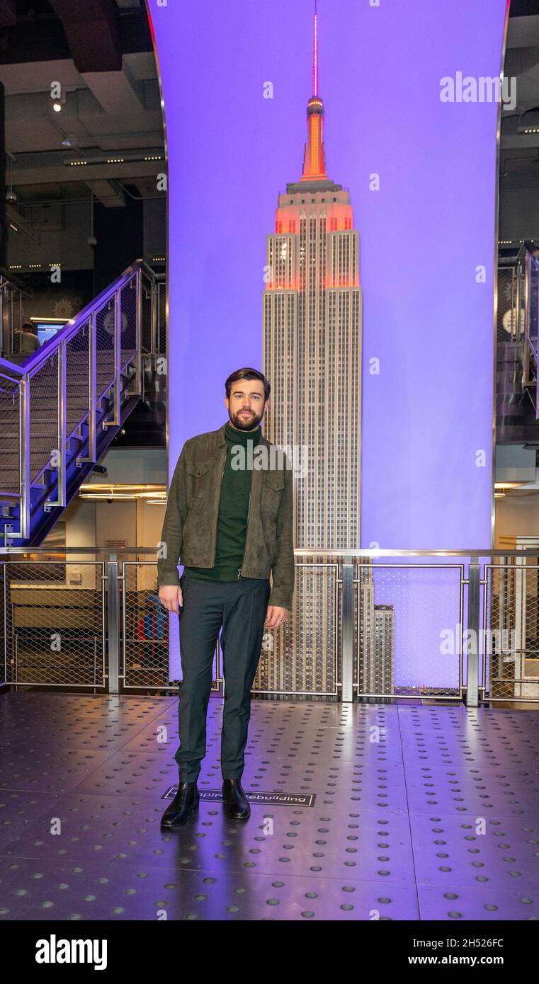 New York, USA. 05th Nov, 2021. Actor Jack Whitehall attends Empire State Building hosting cast ...